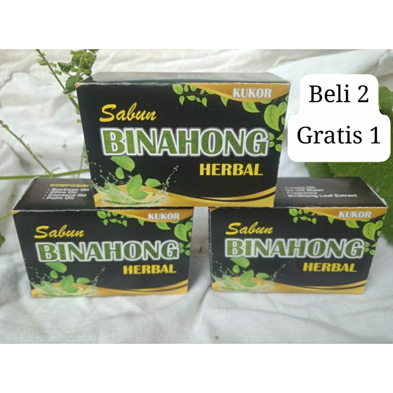 Jual Paket 3pcs Sabun Gatal Binahong cocok untuk mengatasi segala jenis ...