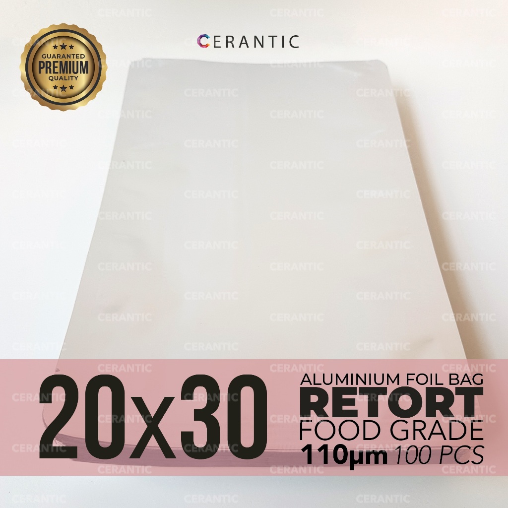 Jual Aluminium Foil Retort / Tahan Panas / Steril Ukuran 20x30 Sachet ...