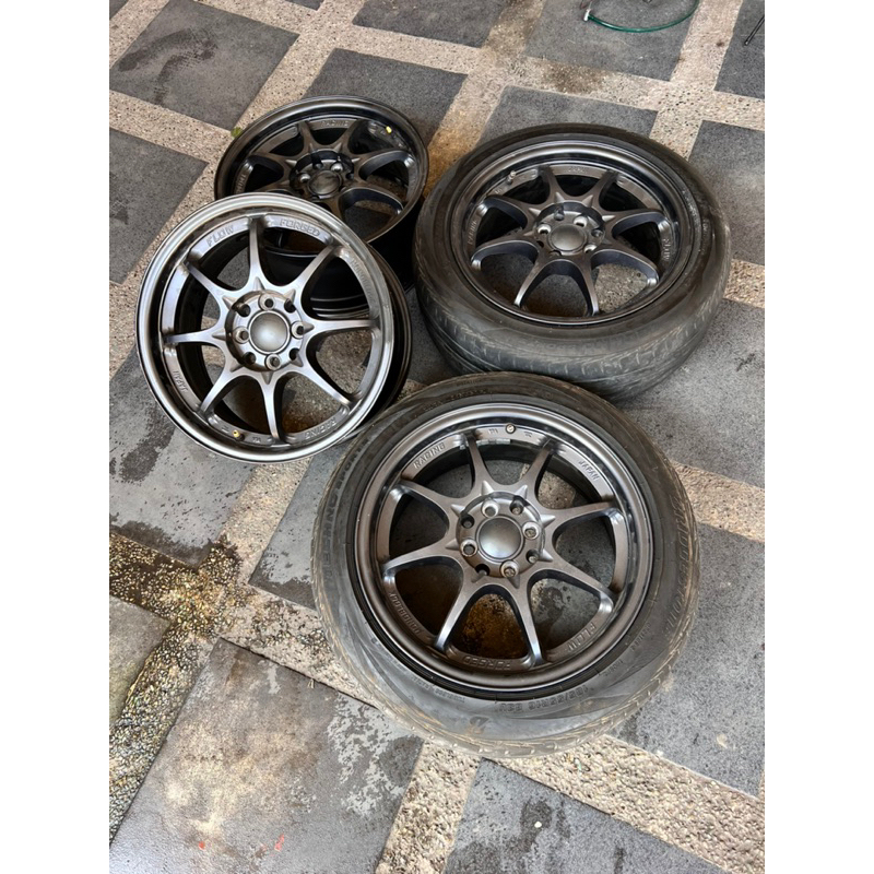 Jual Velg Rays CE28 Bronze 2nd Layak pakai ex Jazz | Shopee Indonesia
