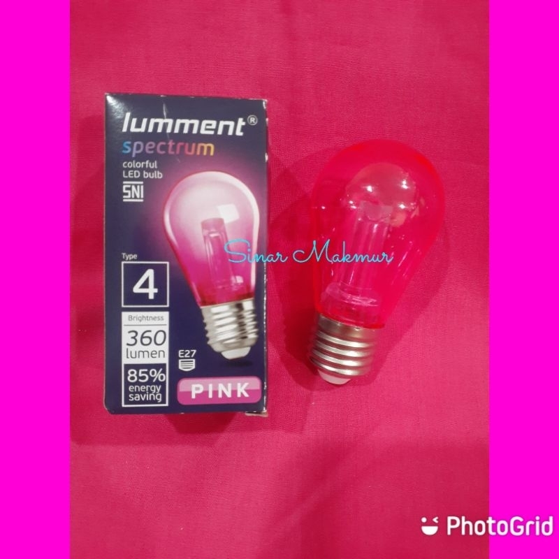 Jual LAMPU LED LAMPU DEKORASI LED LUMMENT SPECTRUM 4 WATT | Shopee ...