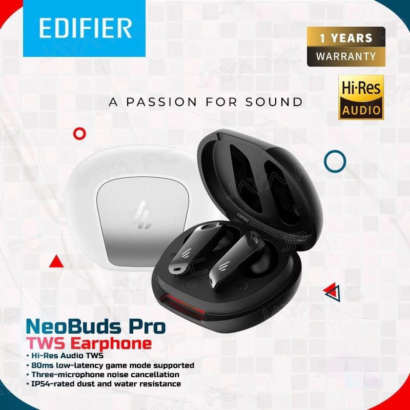 Jual Edifier Neobuds Pro Hi-Res Sound witch ACTIVE NOISE CANCELLATION CANCELING TWS Bluetooth ...