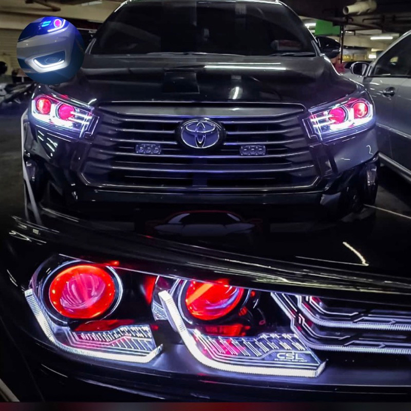 Jual inova ribond headlamp custom lampu toyota inova custom toyota ...