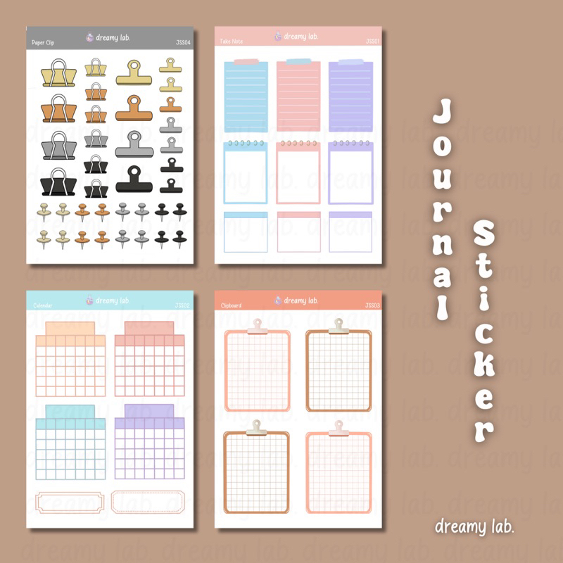Jual Journal Sticker Sheet | Stiker Jurnal | Shopee Indonesia