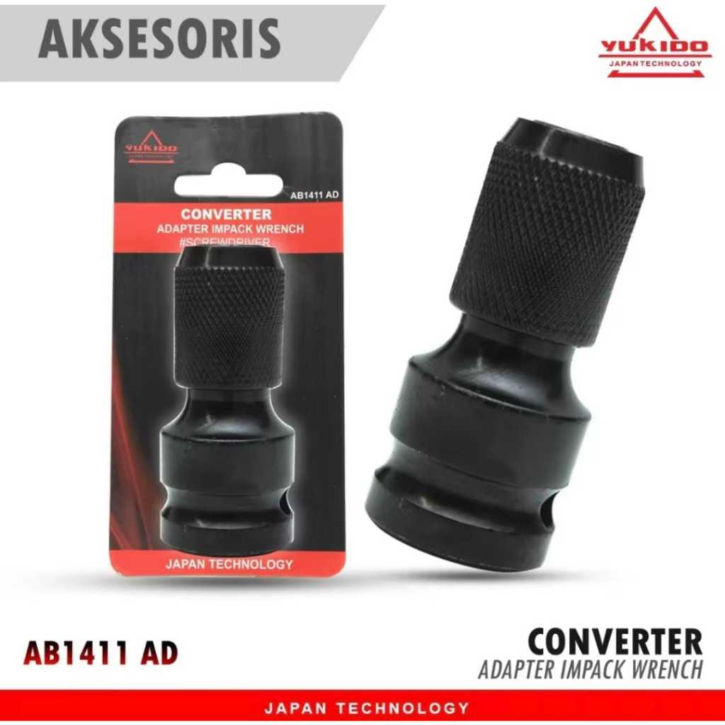 Jual ADAPTER IMPACT WRENCH SCREWDRIVER YUKIDO JAPAN TECHNOLOGY | Shopee ...