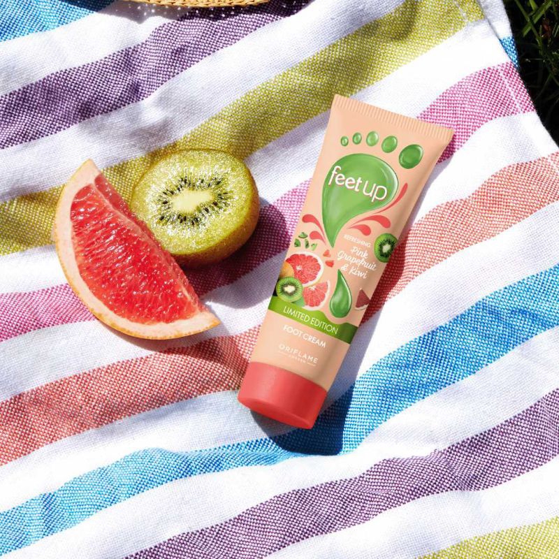 Jual Feet Up Refreshing Pink Grapefruit & Kiwi Foot cream | Shopee ...