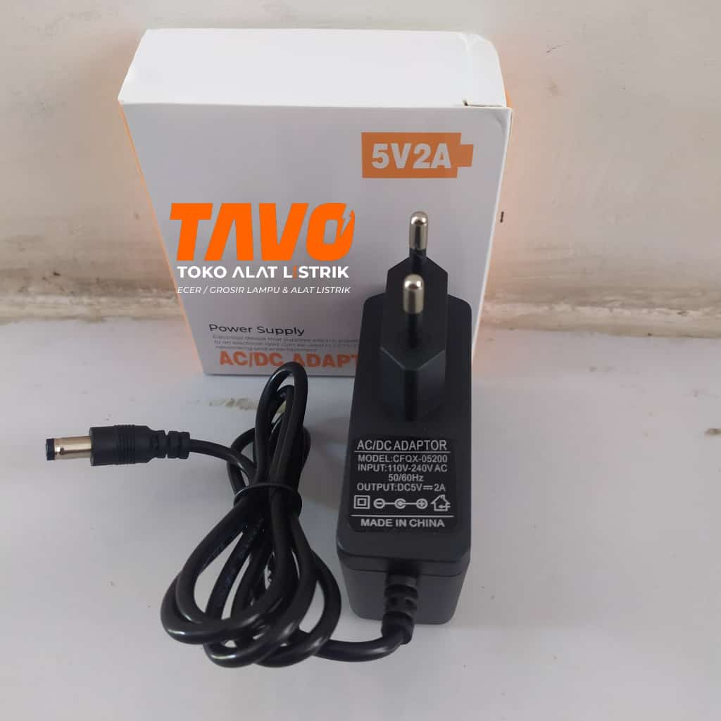 Jual Adaptor 5 Volt 2 Ampere DC Adaptor 5V 2A Cocok Untuk Converter ...