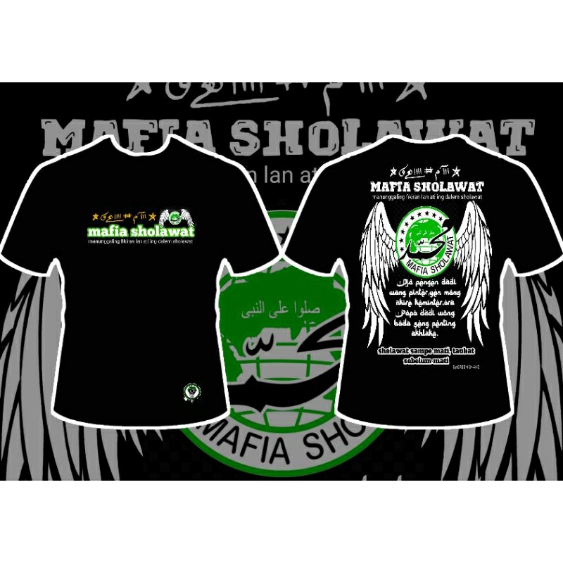 Jual KAOS MAFIA SHOLAWAT Baju Pecinta sholawat. | Shopee Indonesia