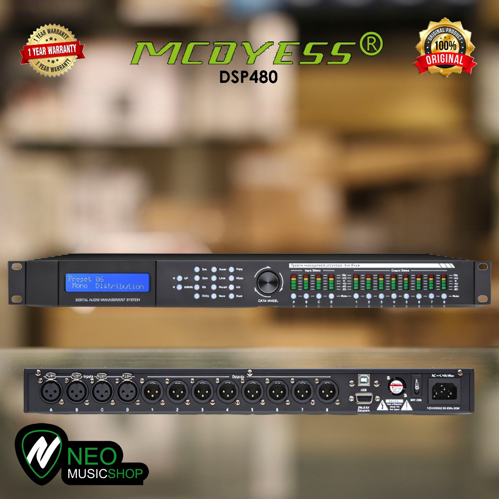 Jual MCDYESS DSP 480 DSP480 Digital Crossover System Processor | Shopee Indonesia