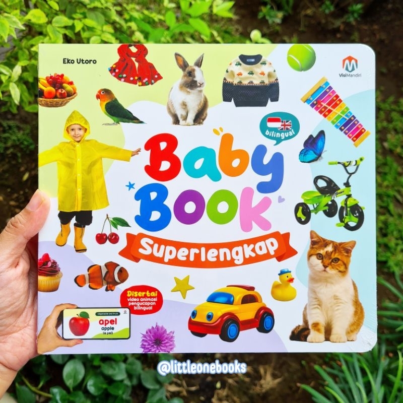 Jual BABY BOOK SUPERLENGKAP (Bilingual Board Book) / buku bayi super ...