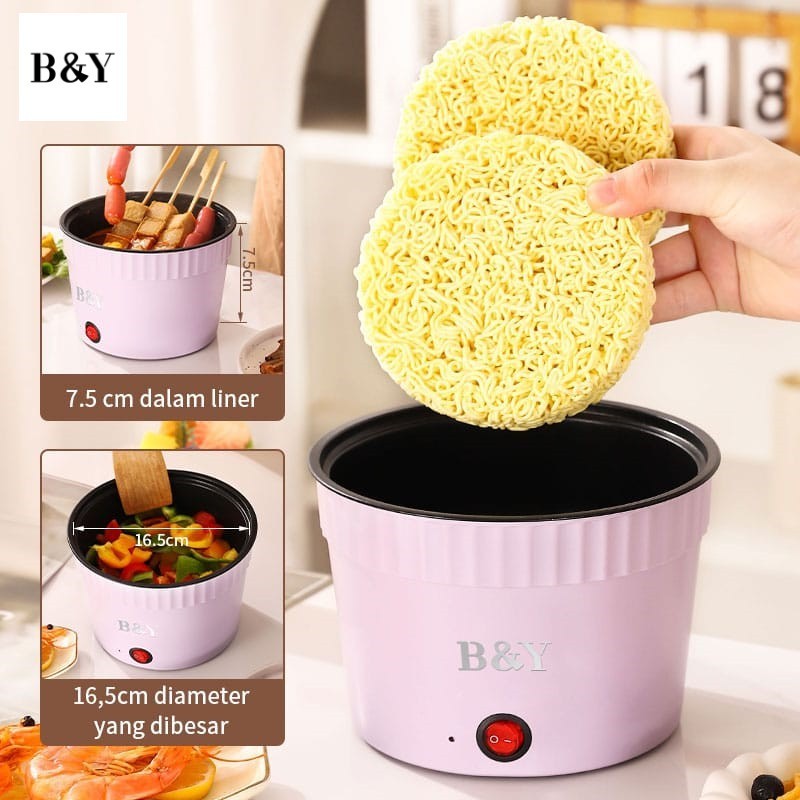 Jual Panci Listrik Mini Teflon dan Stainless Putih / Panci Masak ...