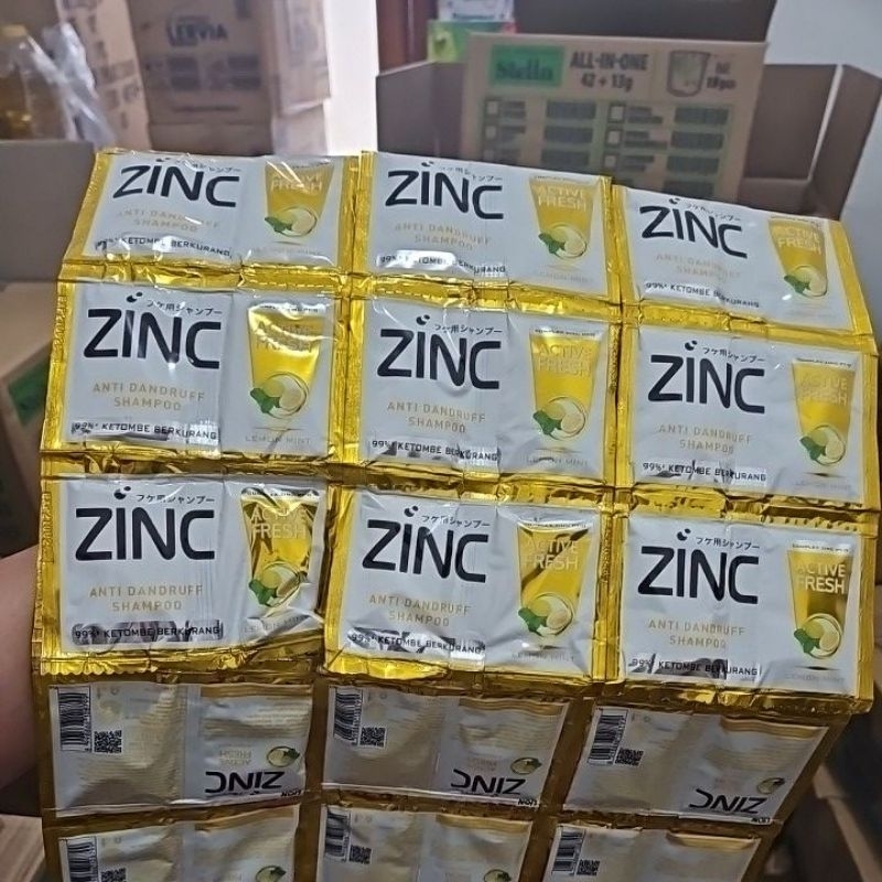 Jual Zinc/Emeron Shampo Sachet 1 Renceng isi 12 Pcs | Shopee Indonesia