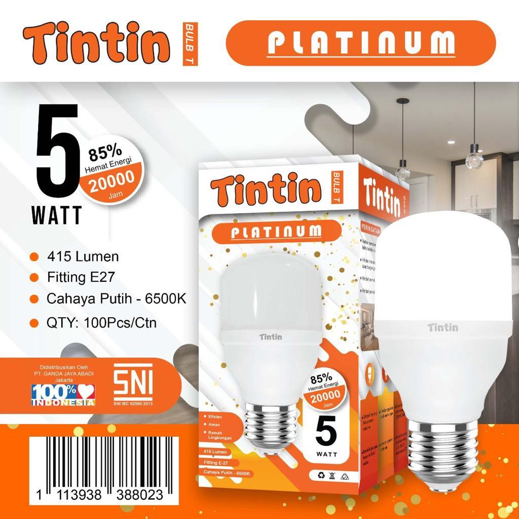 Jual Lampu LED Buld T 5w, 10w, 15w, 20w Tintin Platinum | Shopee Indonesia