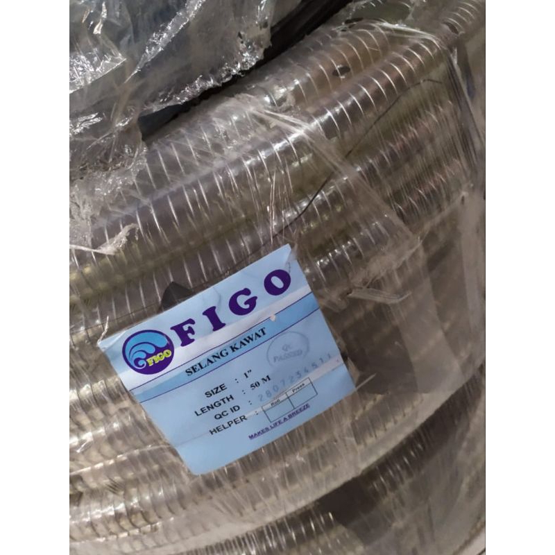 Jual Selang Kawat Transparan 1" Figo (Selang Ulir Dalam Kawat Spring ...