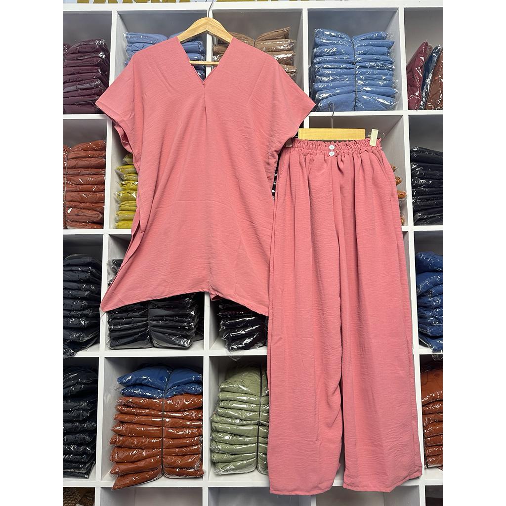 Jual One Set Nagita Bahan Crinkle Airflow | Shopee Indonesia