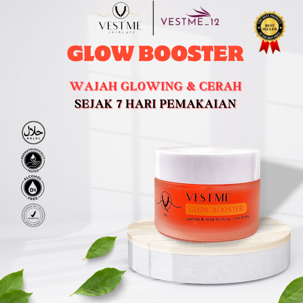 Jual VESTME Glow Booster With Niacinamide, Collagen, Jania Rubens ...