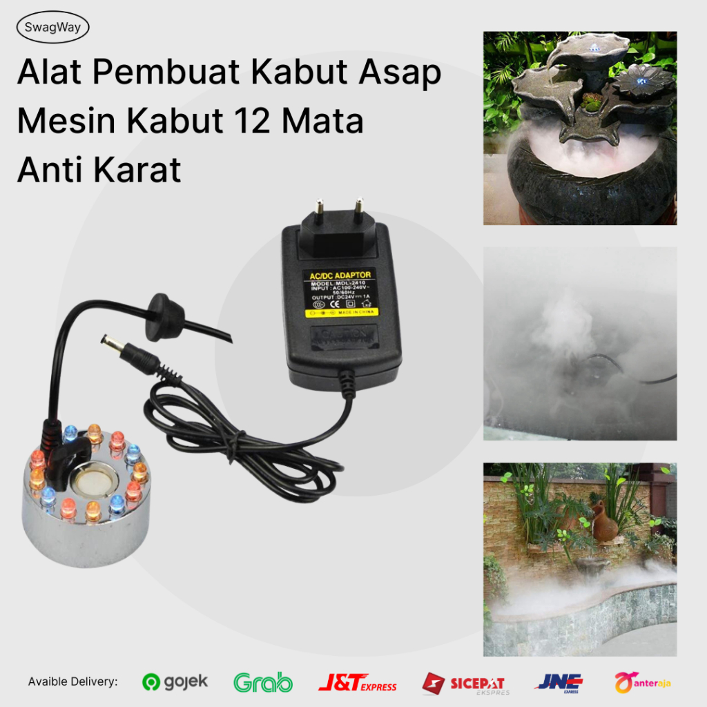 Jual Alat Pembuat Asap Kabut Mist Maker Aquascape Aquarium Mesin Embun ...