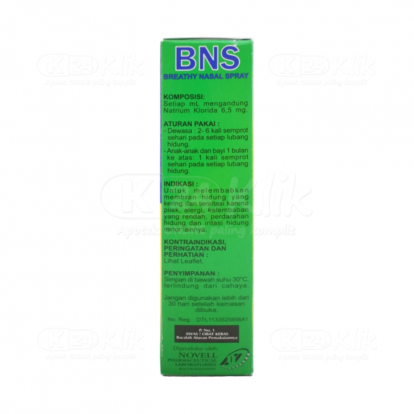 Jual BNS Breathy Nasal Spray 30ml (per Botol) | Shopee Indonesia