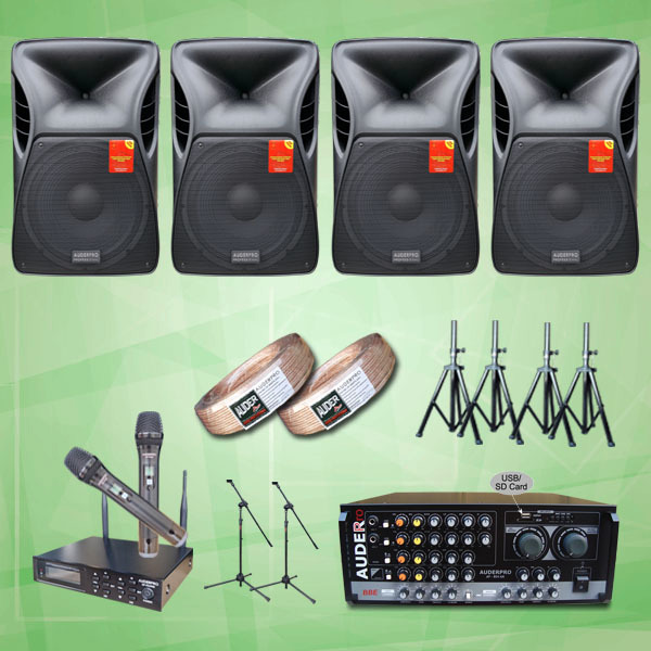 Jual SOUND SYSTEM RUANGAN AULA MEETING SEDANG COMBO 8 AUDERPRO ORIGINAL ...