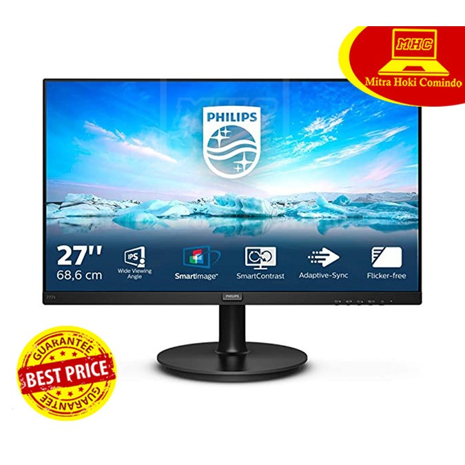Jual LED MONITOR PHILIPS 27" 272V8A FHD IPS 75Hz | Shopee Indonesia