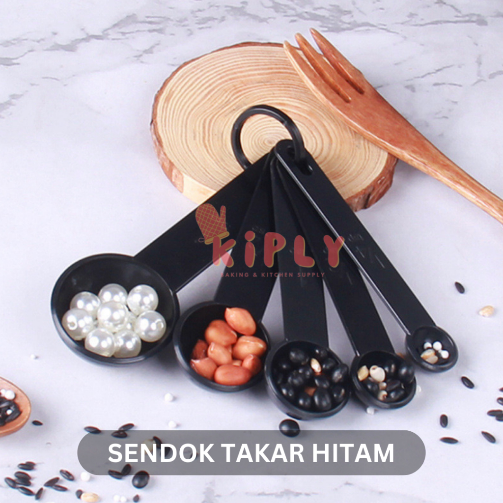 Jual (10 PCS )Sendok Takar Hitam/Sendok Takar Ukur Serbaguna/Sendok ...