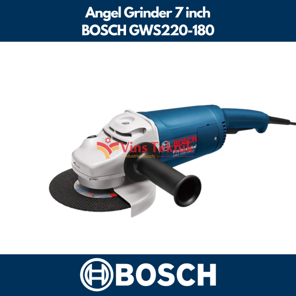 Jual Mesin Gerinda Tangan GWS 2200-180 2200 Watt 7 Inch Angle Grinder ...