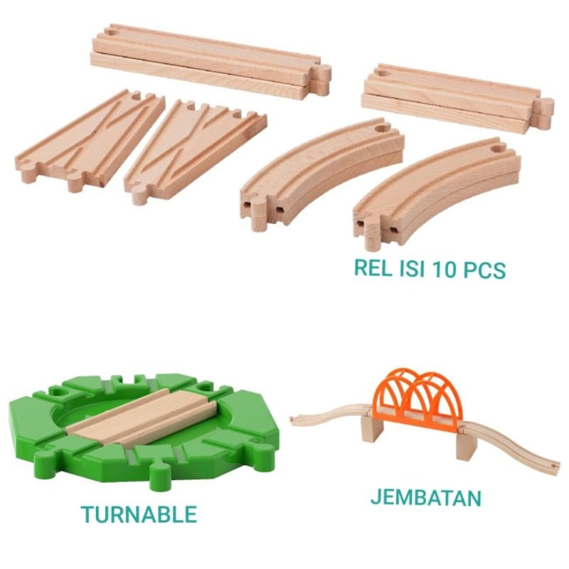 Jual Mainan Aksesoris Rel Kereta, Turntable Pengganti Arah Kereta ...