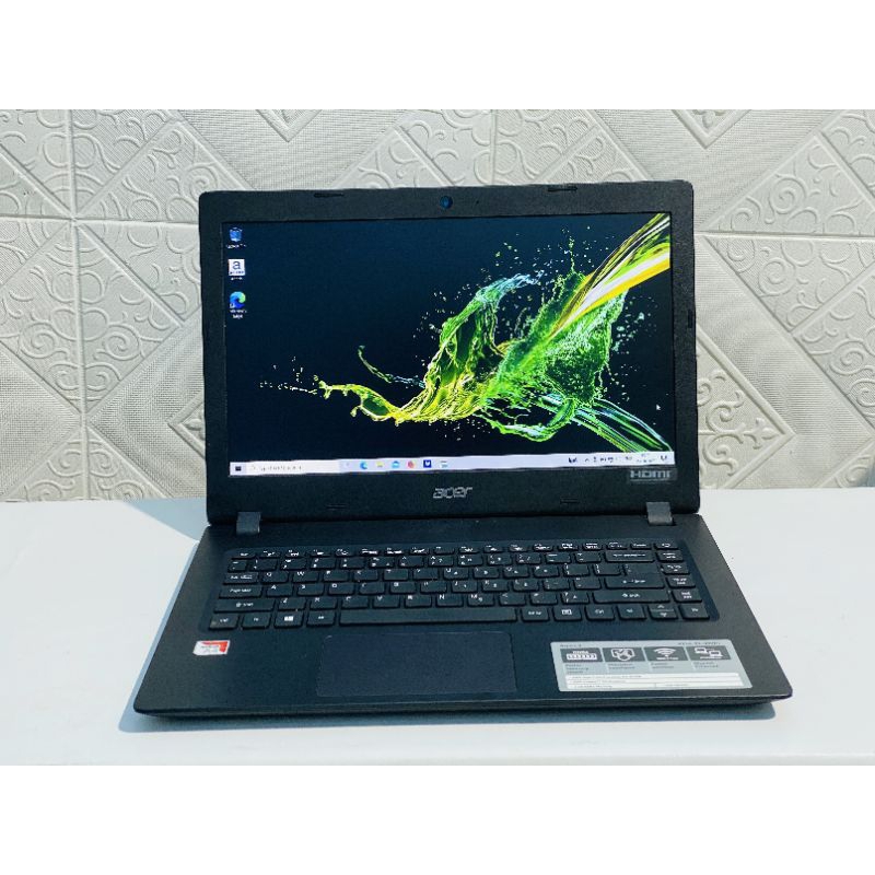 Jual Laptop Acer A314-21 Amd A4 9120E Ram 4 GB SSD 256 GB | Shopee ...