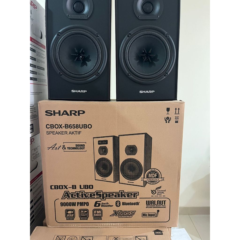 Jual SHARP Speaker Aktif CBOX-B658UBO / CBOX-658UBO / CBOX-B655UBO ...