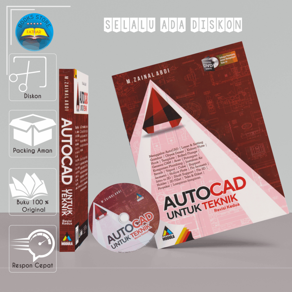 Jual Buku Autocad untuk Teknik Layer dan Setting Plus Cd Original ...
