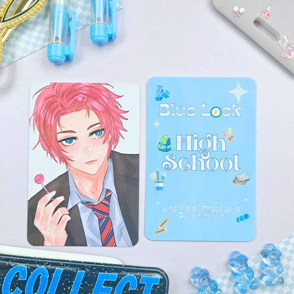 Jual BLUE LOCK photocard CLASSIC by onintwin / bluelock keychain ...