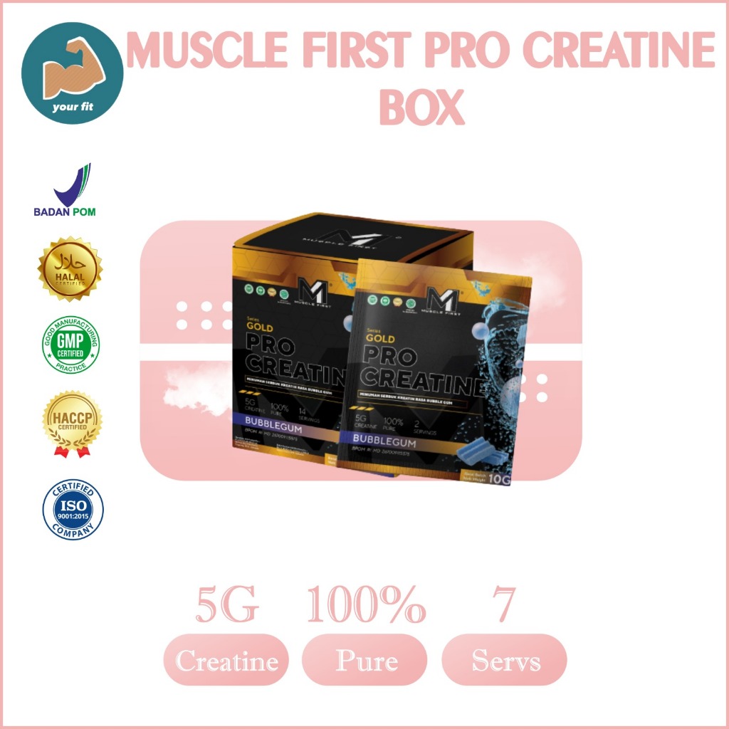 Jual MUSCLE FIRST M1 PRO CREATINE 42 GR - 1 BOX : 7 SASET | Shopee ...