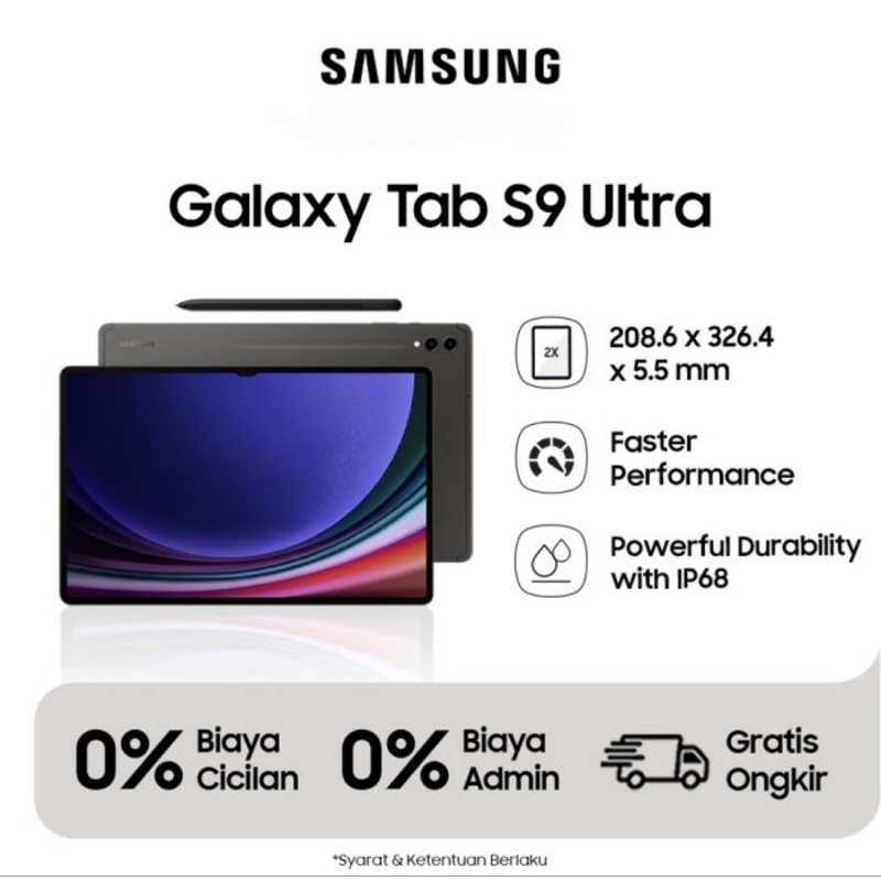 Jual SAMSUNG Galaxy Tab S9 Ultra 5G [12/256GB] & [12/512GB] Garansi resmi SEIN 1 tahun | Shopee ...