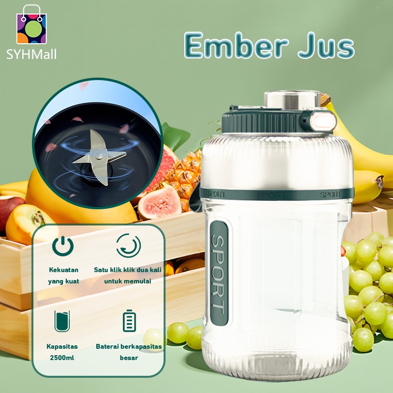 Jual SYH Mall Blender Juicer Portable 2.5L Mini Juicer Multifungsi ...