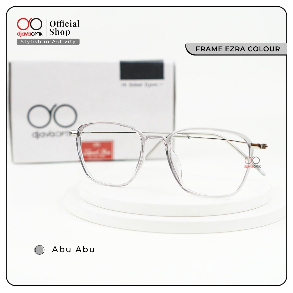Jual DJAVA OPTIK - Frame Ezra - Kacamata Photocromic Korea Plastik Titanium | Shopee Indonesia