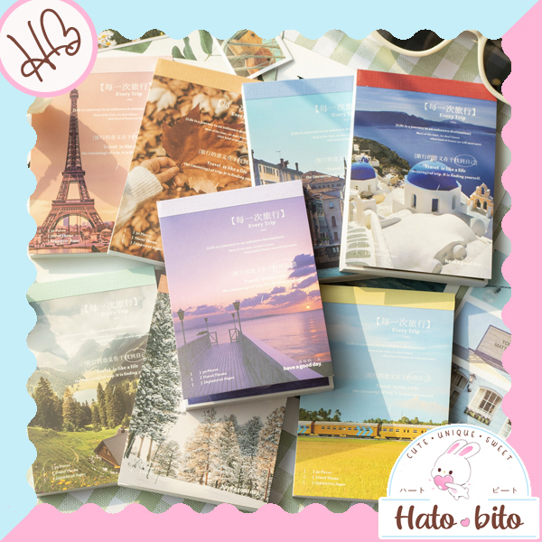 Jual 1 set isi 30 lembar sticker book every trip deco stiker kawai ...