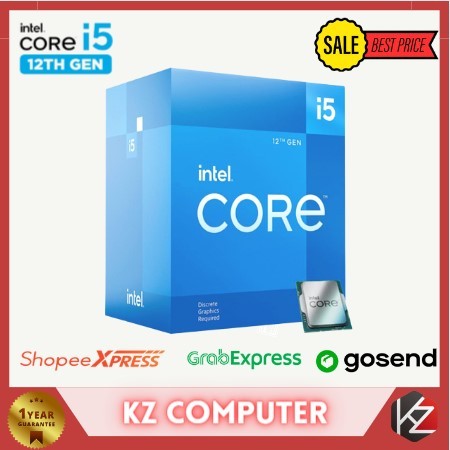 Jual Intel Core i5 12400F 2.5 GHz 6 Core 12 Threads Alder Lake - LGA1700 ORIGINAL | Shopee Indonesia