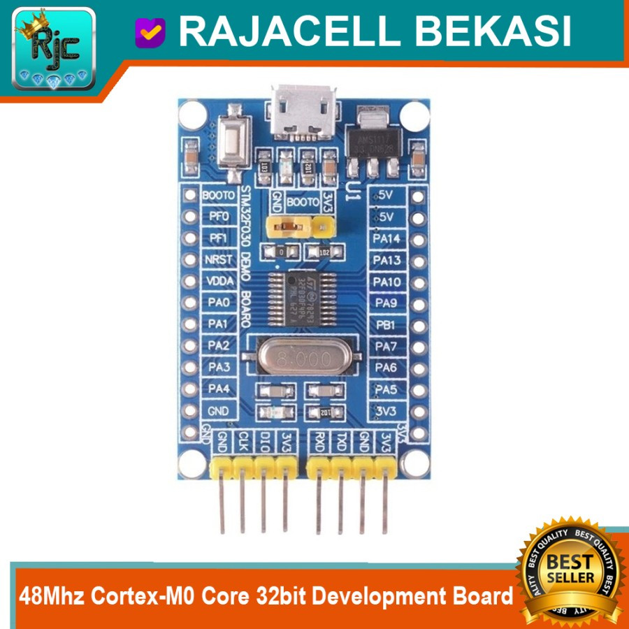 Jual STM32F030F4P6 48Mhz Cortex-M0 Core 32bit Development Board STM32 Mini | Shopee Indonesia
