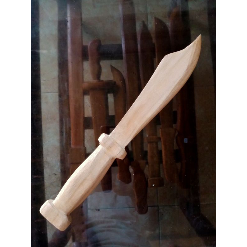 Jual Pisau Belati Kayu Alat Latihan Silat Beladiri IPSI/Pisau Belati ...