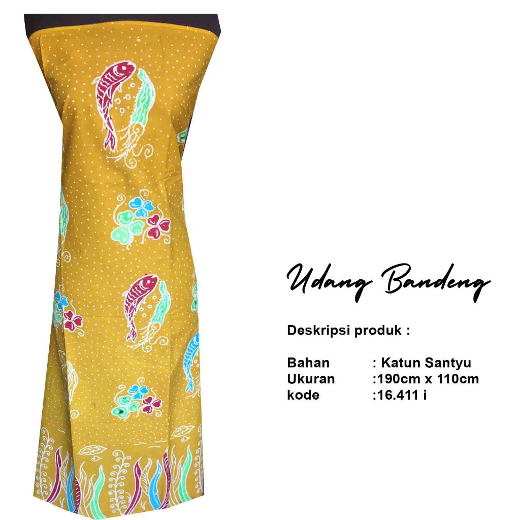 Jual batik tulis motif udang bandeng dan beras wutah khas sidoarjo ...