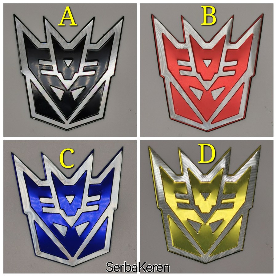 Jual emblem transformer / transformers decepticon | Shopee Indonesia