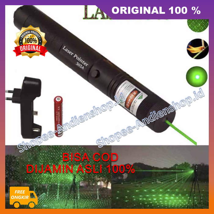 Jual Senter Green Laser Pointer Recharge Laser Hijau Green Laser ...