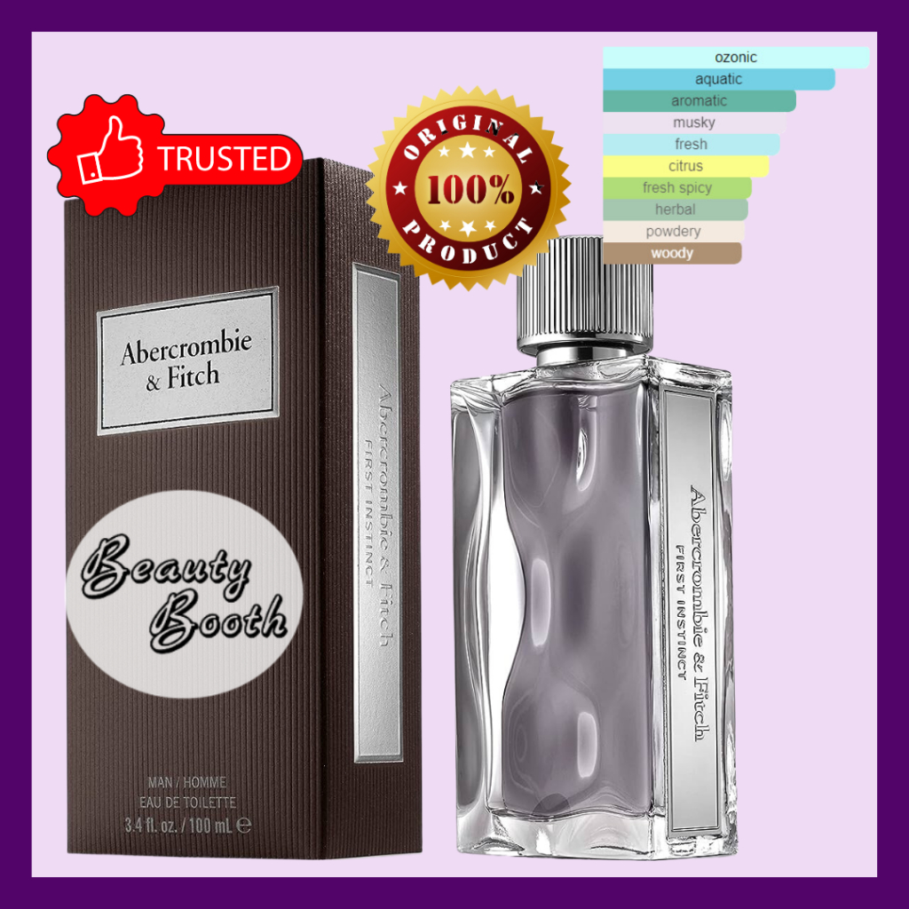 Jual ABERCROMBIE & FITCH First Instinct Man EDT 100ml | Parfum Pria ...