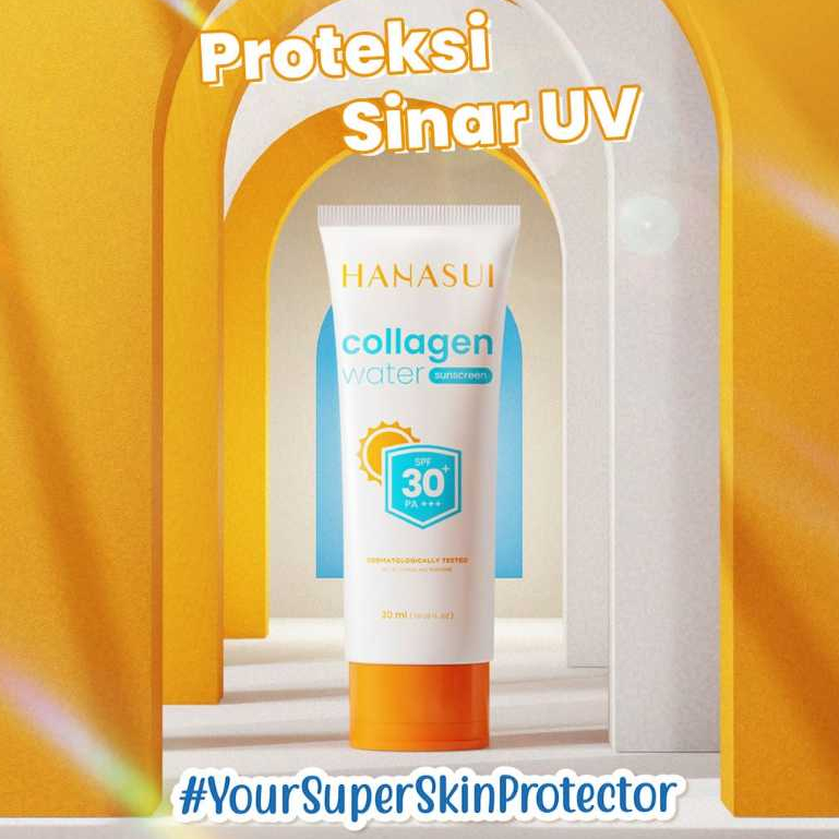 Jual Hanasui Collagen Water Sunscreen SPF30 PA+++|| Sunscreen Hanasui ...