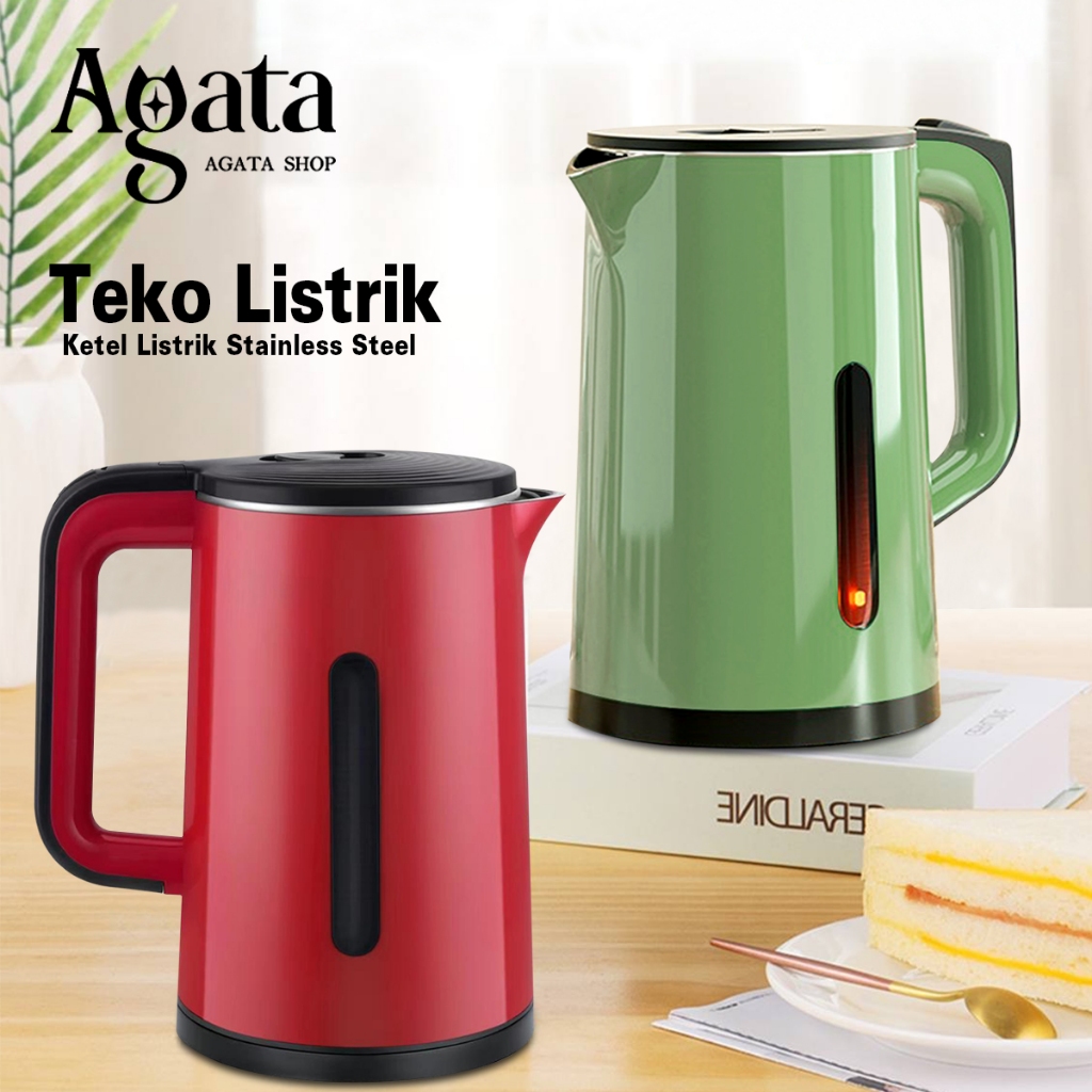 Jual Teko Listrik 2.3L Stainless Steel Electric Kettle Pemanas Air ...