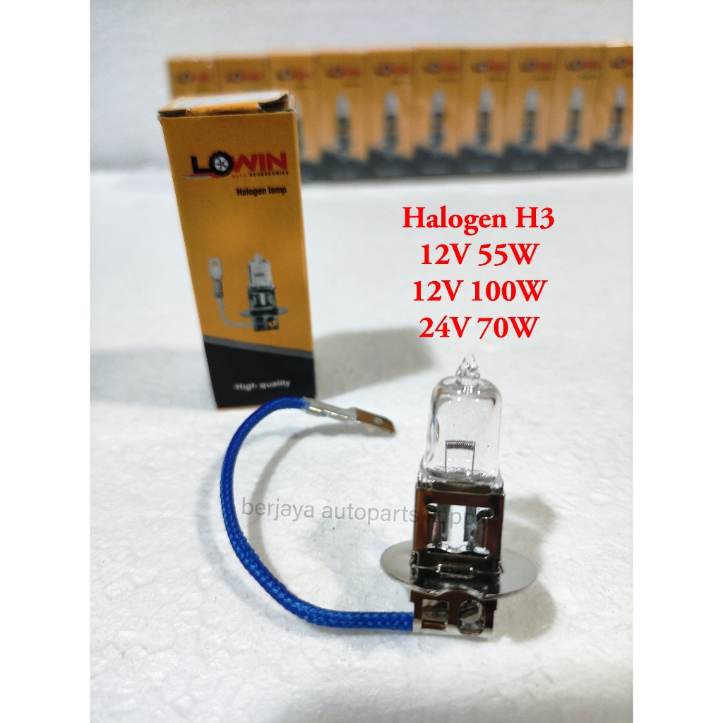 Jual Bohlam Lampu Halogen - H3 - 12v / 24v Mobil Truk | Shopee Indonesia