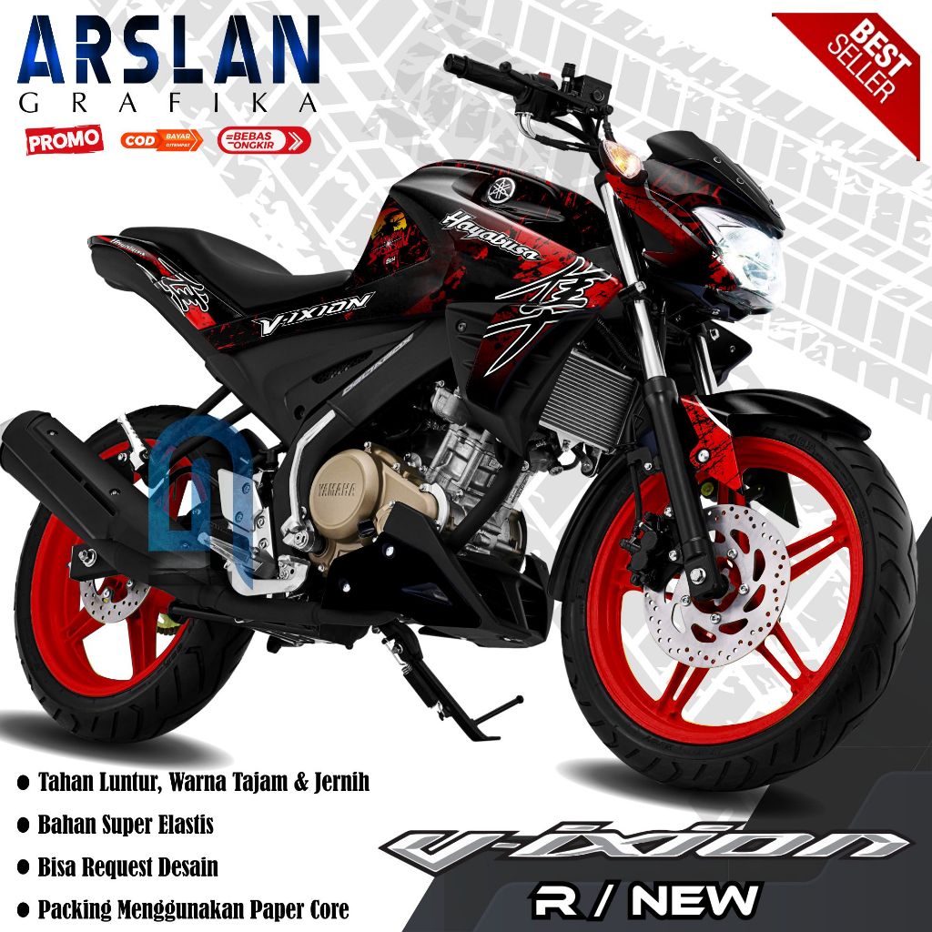 Jual (BISA COD) Decal Vixion R Full Body Decal Vixion New R Full Body ...
