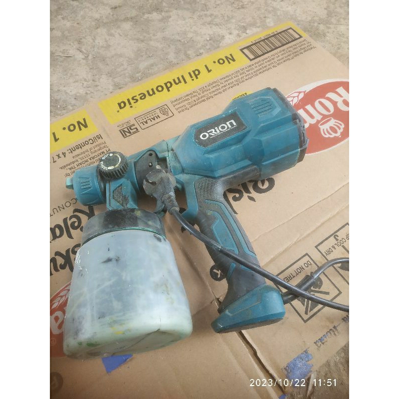 Jual KOMPRESOR , ALAT CAT ELEKTRIK BEKAS SECOND SEKEN NORMAL | Shopee ...
