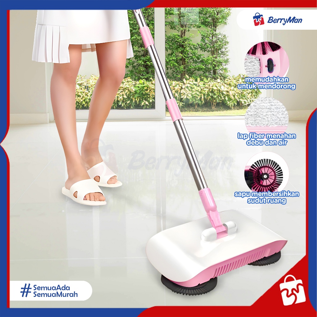 Jual SAPU LANTAI OTOMATIS Ultra Broom Pembersih Debu Dorong Serbaguna ...