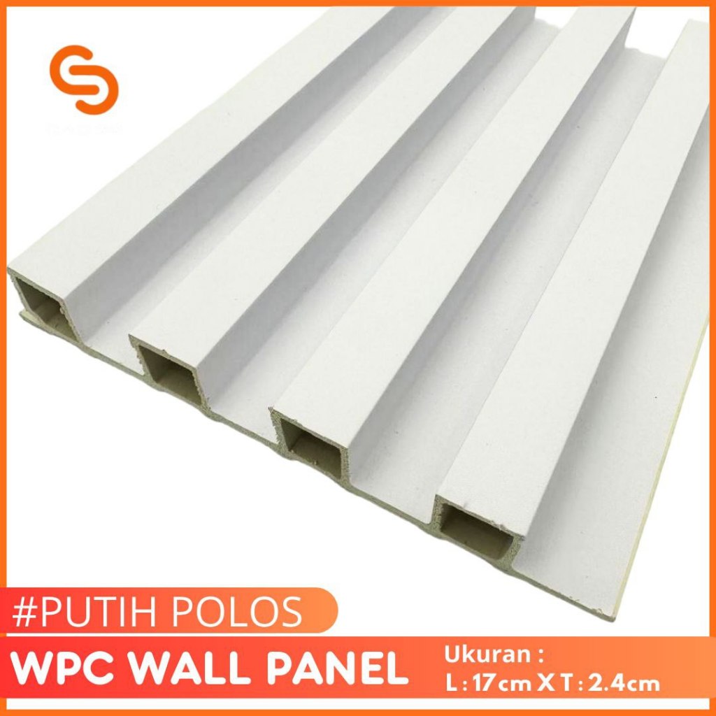 Jual WPC wallPanel Dekorasi Dinding Kayu Warna Putih polos | Wall Panel ...