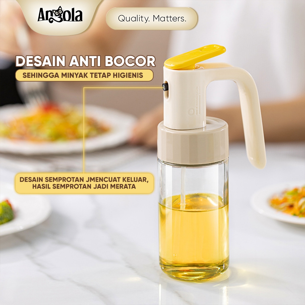Jual ANGOLA Botol Minyak Goreng Semprot / Botol Kecap Spray E16 Oil ...